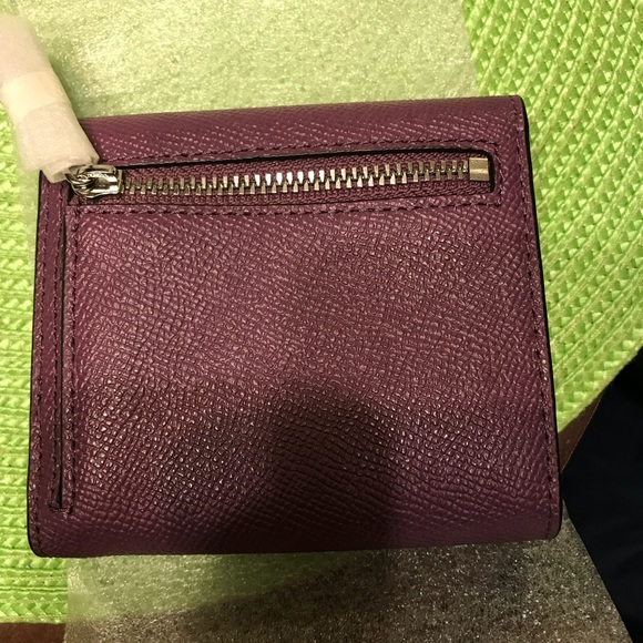 Coach | Bags | Nwt Coach Small Leather Lilac Purple Wallet | Poshmark
